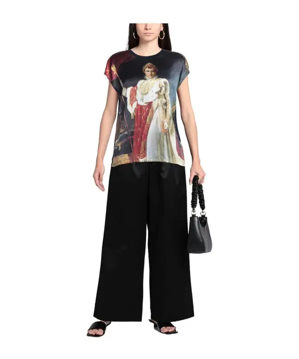 Dolce & Gabbana Printed Silk Top