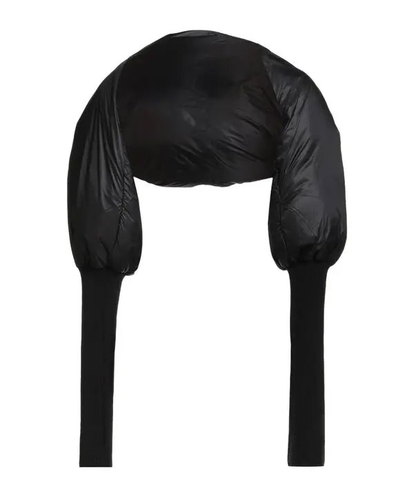 Rick Owens Minimalist Solid Color Knit Down Jacket
