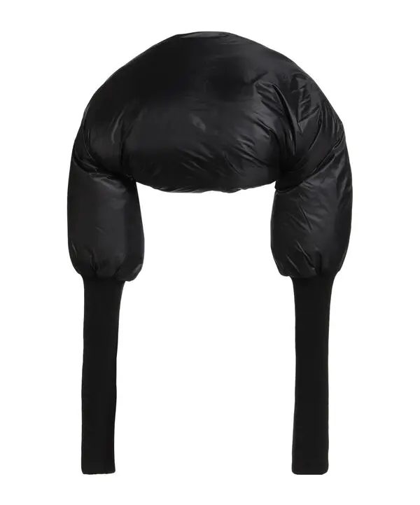 Rick Owens Minimalist Solid Color Knit Down Jacket