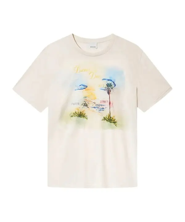 Isabel Marant Étoile Printed Short-sleeve T-shirt