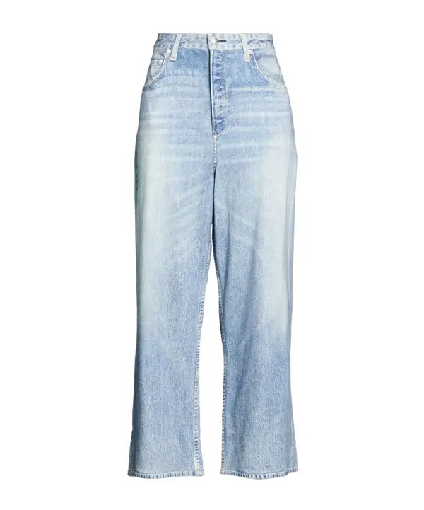 Rag & Bone Light Wash Wide-leg Jeans