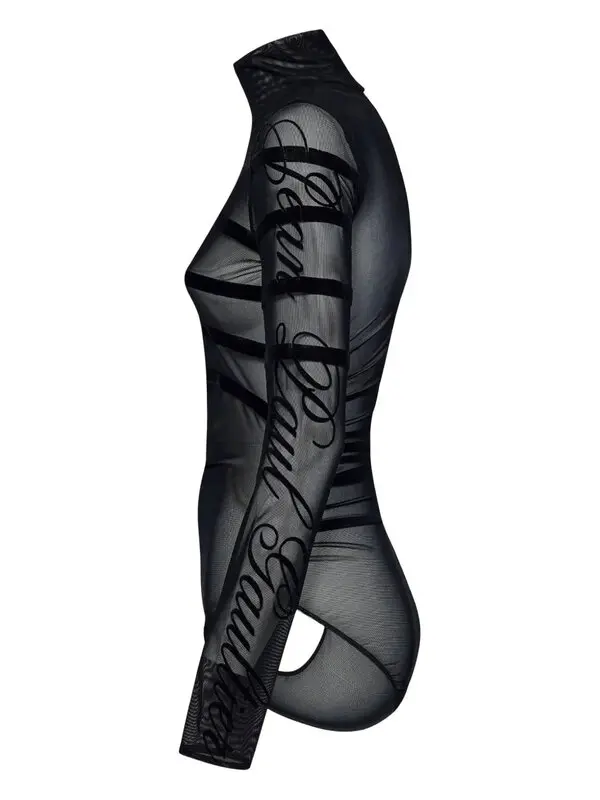 JEAN PAUL GAULTIER Long Sleeve High Neck Bodysuit