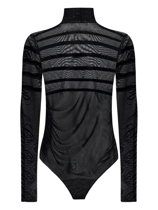 JEAN PAUL GAULTIER Long Sleeve High Neck Bodysuit