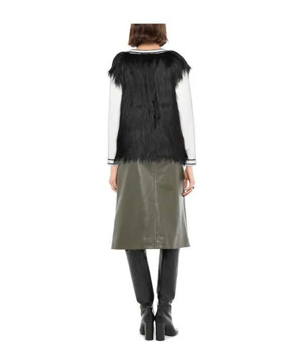 Dolce & Gabbana Two-tone Fuzzy Knit Cardigan