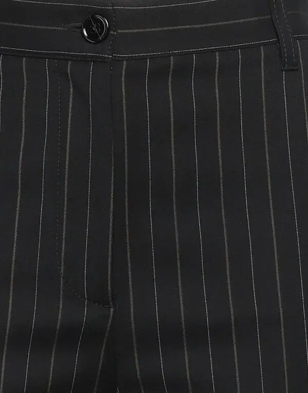 MAISON MARGIELA High Waisted Pinstriped Wide Leg Trousers