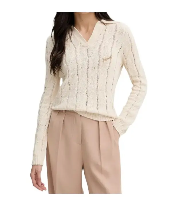 TWINSET Cable-knit Logo-plaque Knitwear