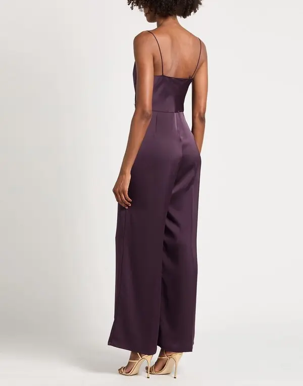 MAXCO. Minimalist Satin Sleeveless Jumpsuit