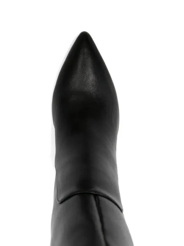 TWINSET Block Heel Pointed Toe Boots