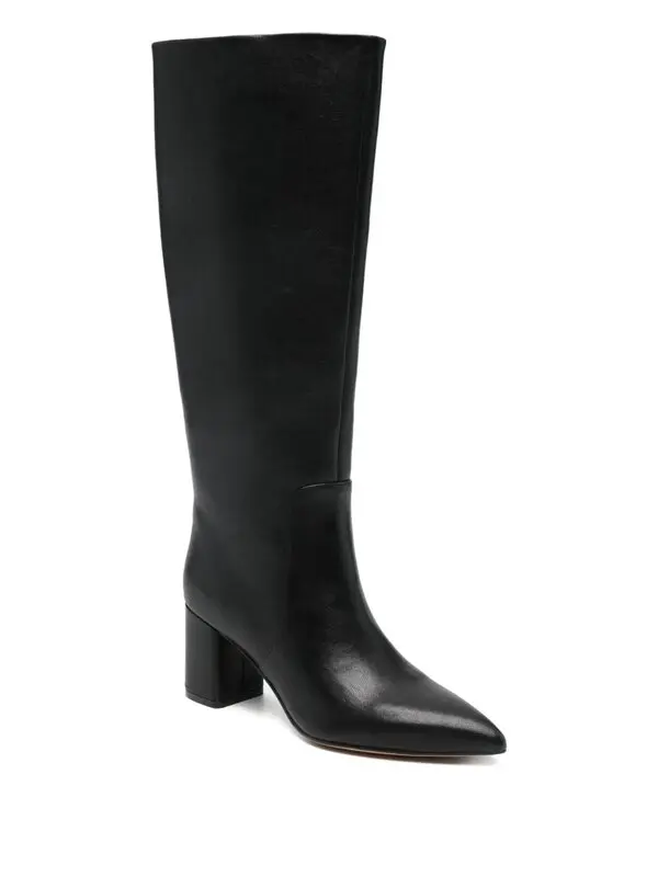 TWINSET Block Heel Pointed Toe Boots