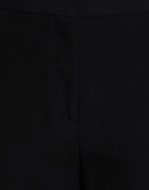 Burberry Tapered Flannel Trousers With Satin Trim