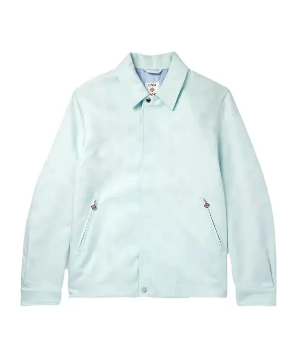 Casablanca Collared Blouson Jacket With All-over Motif
