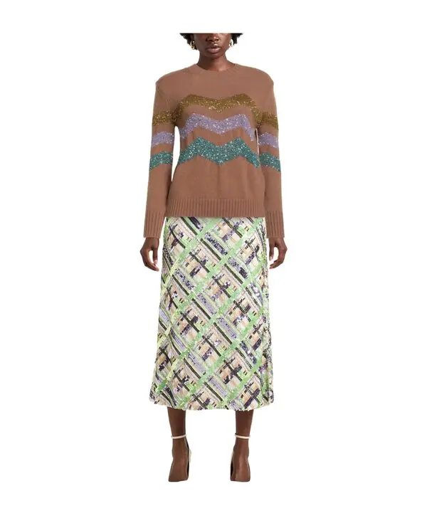 Max Mara Color Blocked Jumpers