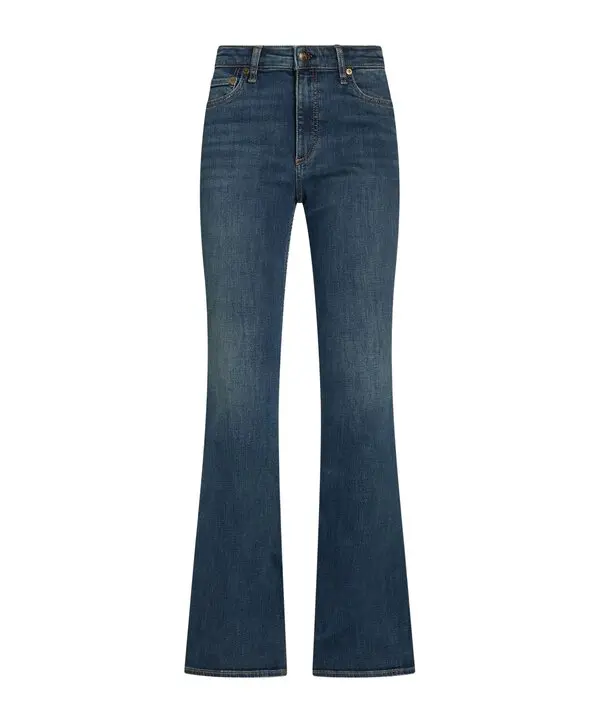 Rag & Bone Solid Color Denim Trousers