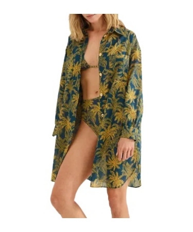 ERES Floral Print Button-up Shirt
