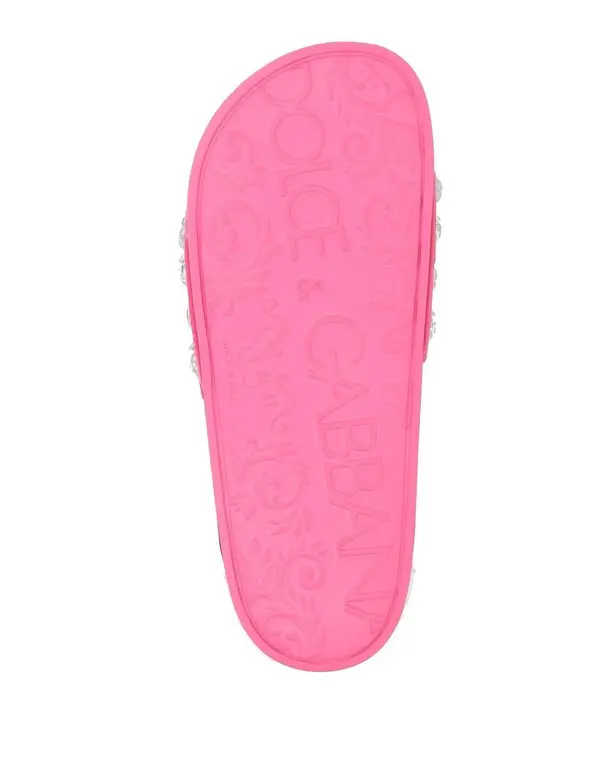 Dolce & Gabbana Embellished Pool Slides
