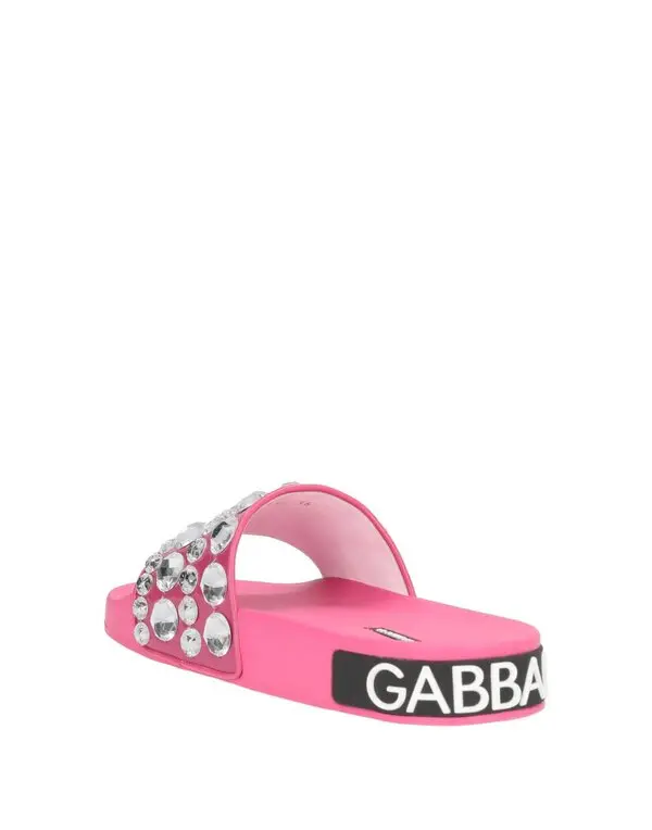 Dolce & Gabbana Embellished Pool Slides
