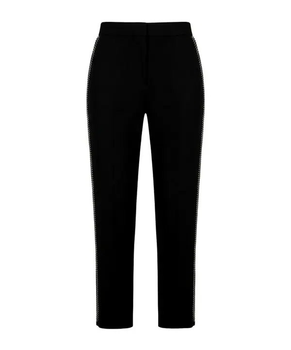Burberry Straight-leg Trousers With Embellishments