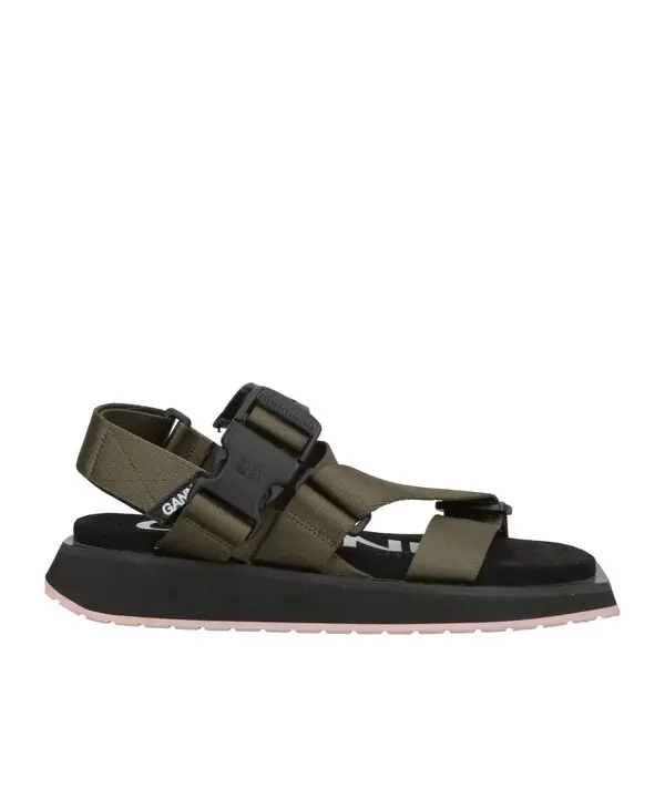 GANNI Strappy Sandals With Hook-and-loop Fastener