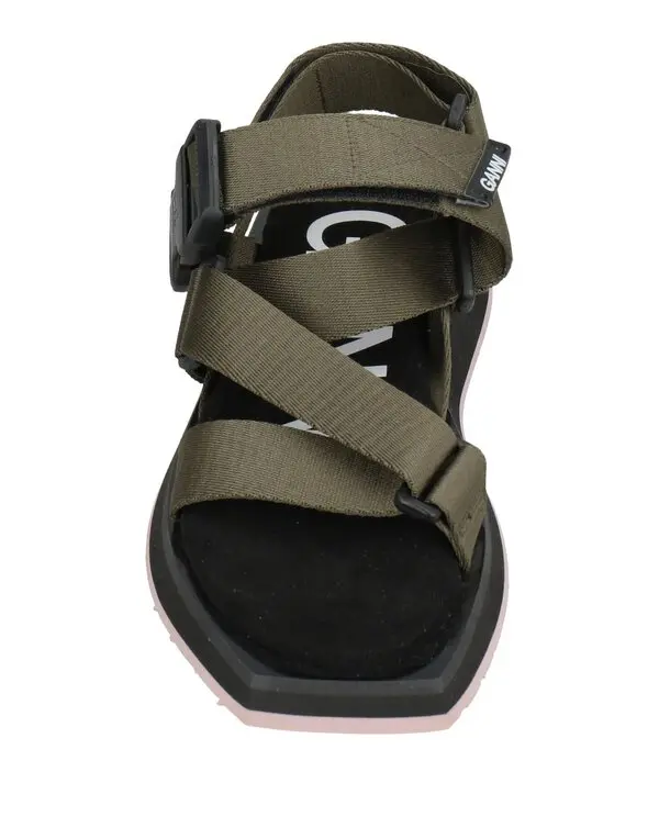 GANNI Strappy Sandals With Hook-and-loop Fastener