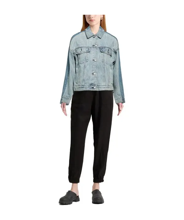 Rag & Bone Two-tone Denim Jacket