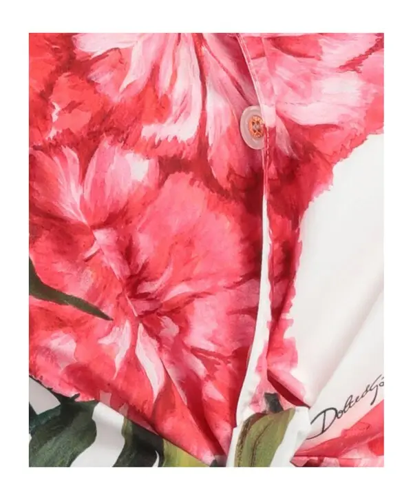 Dolce & Gabbana Floral Print Shirt - White