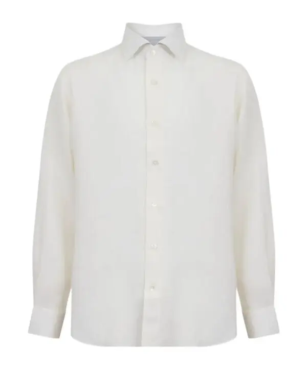 Eleventy Long-sleeved Shirt - White
