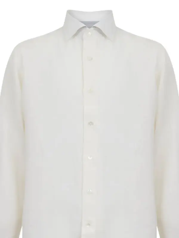 Eleventy Long-sleeved Shirt - White