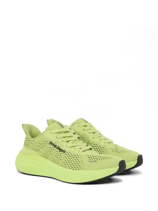 Palm Angels Sunset Panelled Low-top Sneakers - Green