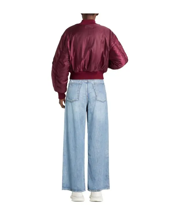 Rag & Bone Wide-leg Denim Trousers With Appliqués