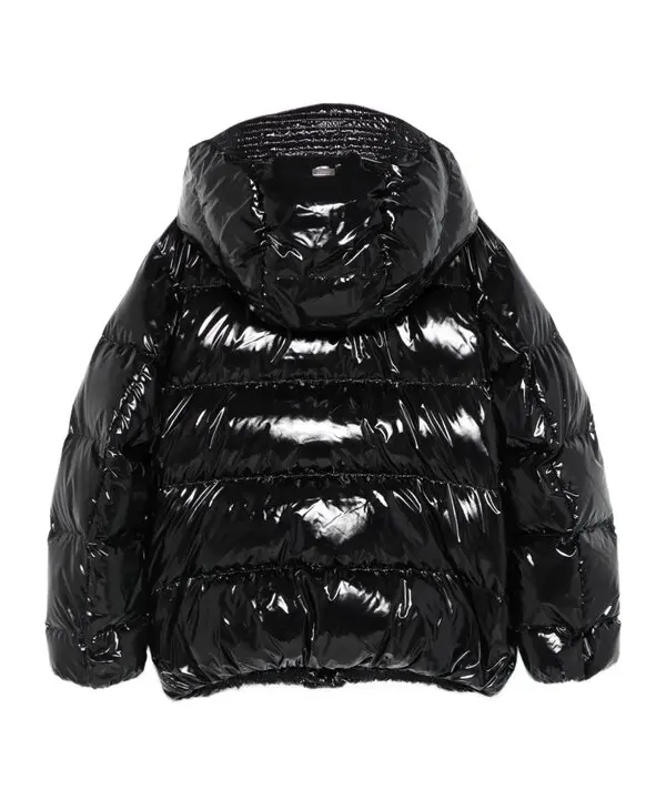 Herno Hooded Padded Jacket With Glossy Finish