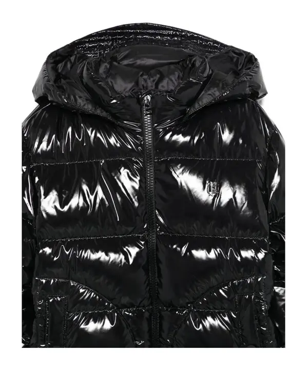 Herno Hooded Padded Jacket With Glossy Finish