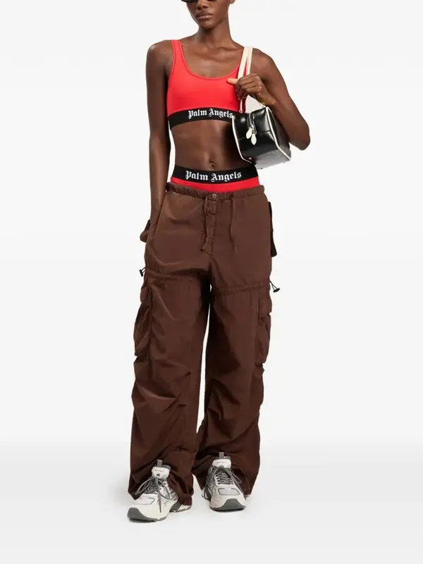 Palm Angels Logo-band Sports Bra