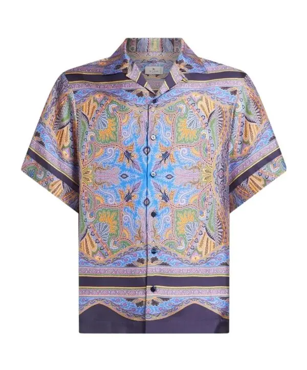 Etro Graphic-print Shirt - Nude