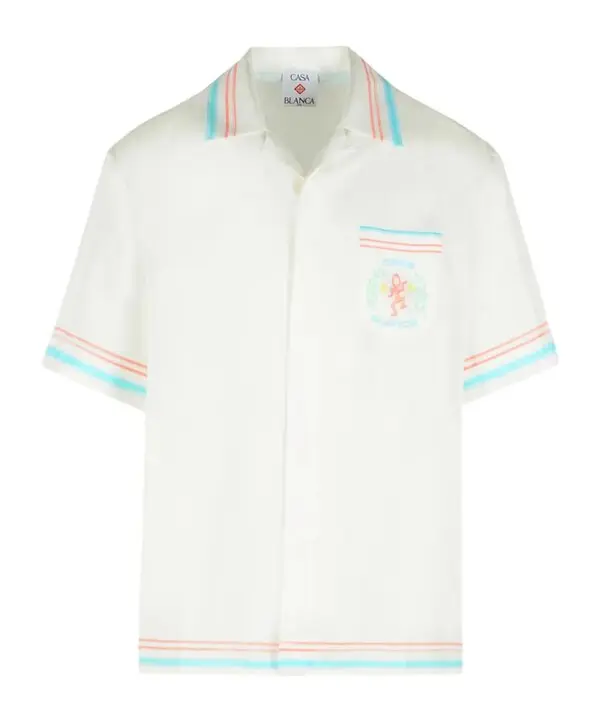 Casablanca Printed Silk Shirt