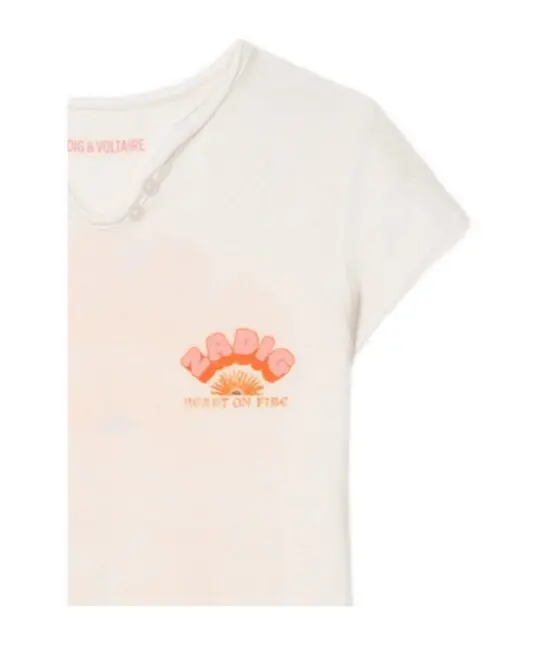 Zadig&Voltaire V-neck Graphic T-shirt