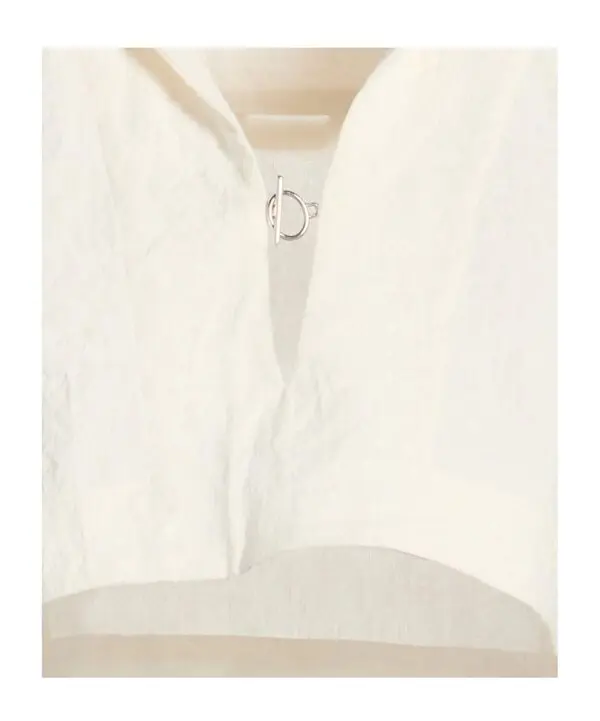 Jacquemus Solid Cropped Top