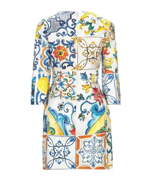 Dolce & Gabbana Printed Jacquard Dress