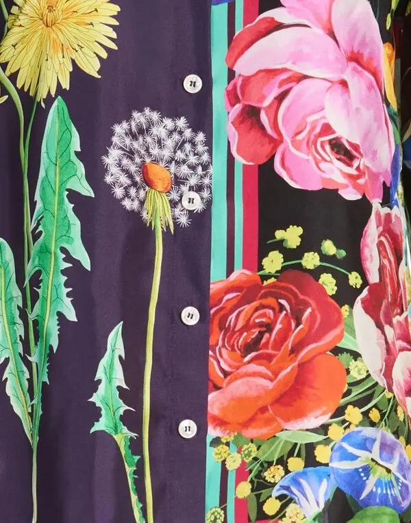 Dolce & Gabbana Floral Print Long Sleeve Shirt