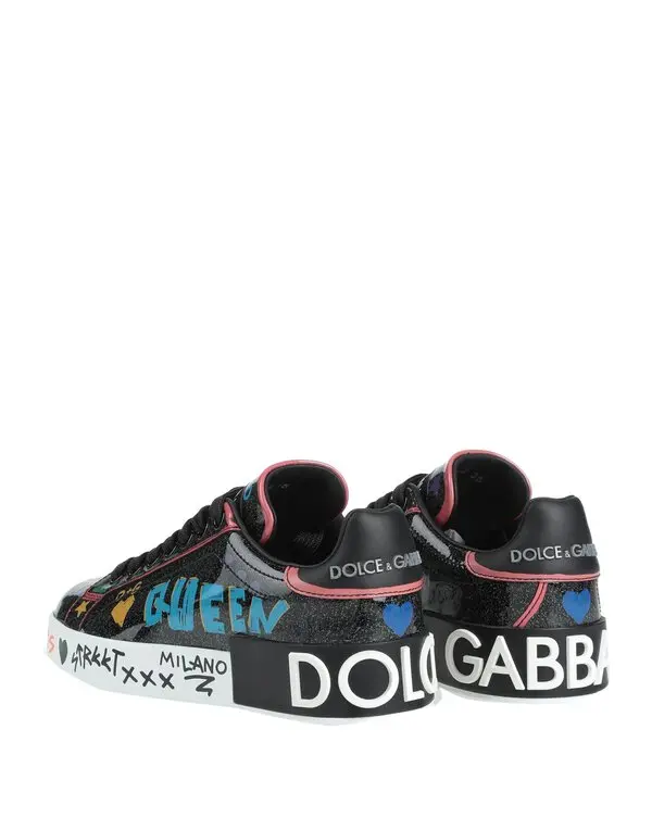 Dolce & Gabbana Multi-color Leather Casual Shoes