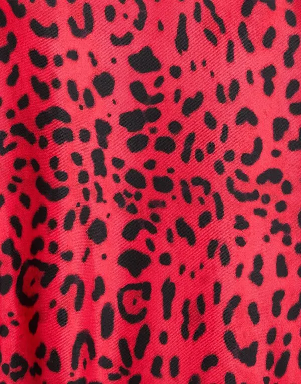 Dolce & Gabbana Minimalist Leopard Print Pajamas