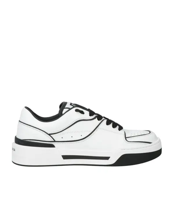 Dolce & Gabbana Two-tone Leather Low-top Sneakers