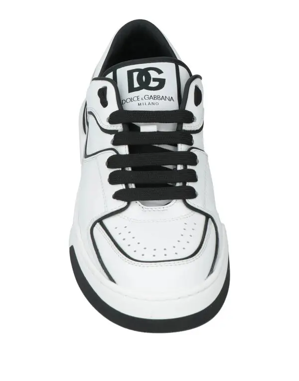Dolce & Gabbana Two-tone Leather Low-top Sneakers