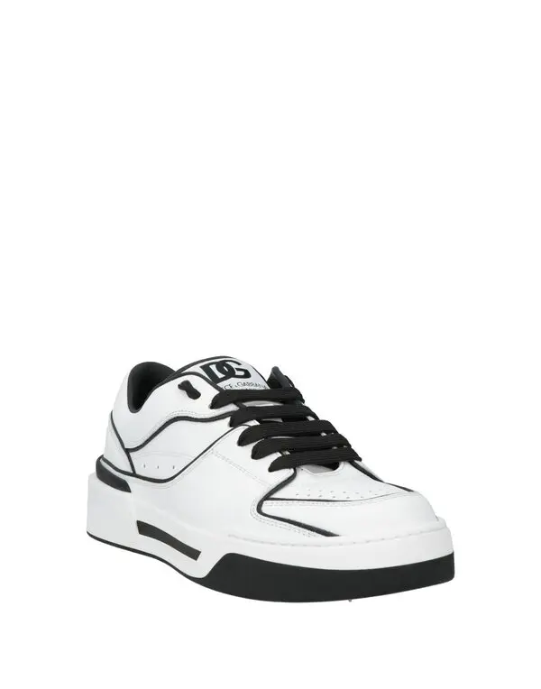 Dolce & Gabbana Two-tone Leather Low-top Sneakers