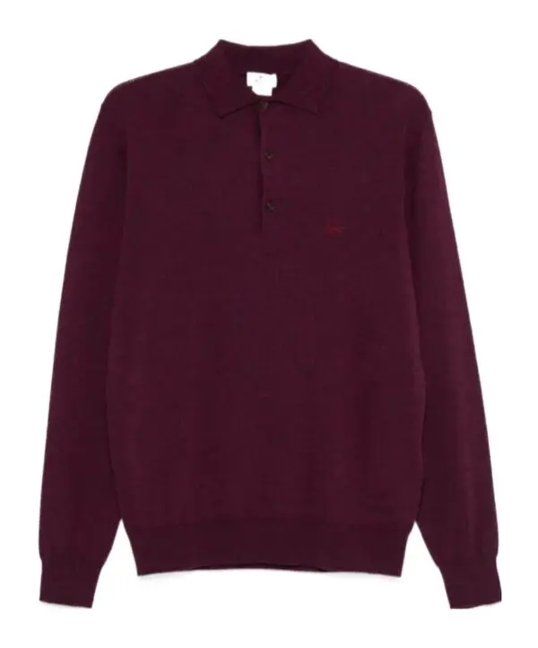 Etro Embroidered Logo Polo Shirt