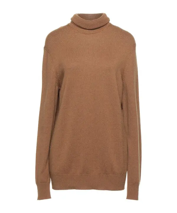 Dolce & Gabbana Cashmere Turtleneck Sweater - Camel