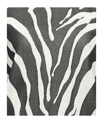 Dolce & Gabbana Zebra Print Knit Vest - Black
