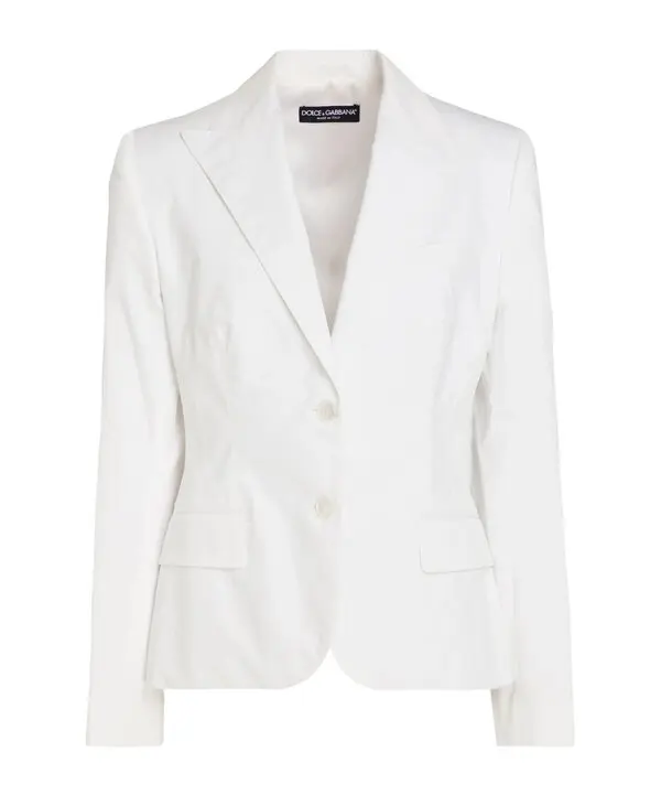 Dolce & Gabbana Long Sleeves Blazers - White