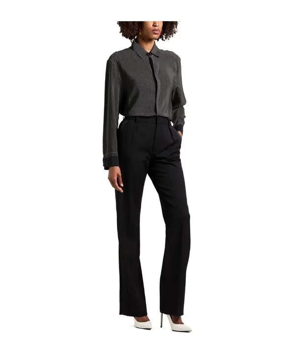 Saint Laurent Wool Straight-leg Pants