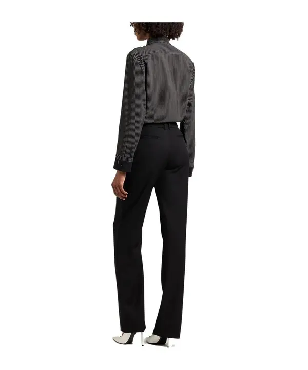 Saint Laurent Wool Straight-leg Pants