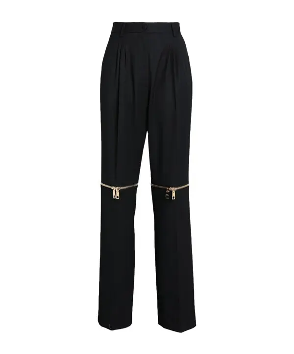 Dolce & Gabbana Tailored Trousers With Zip Detail